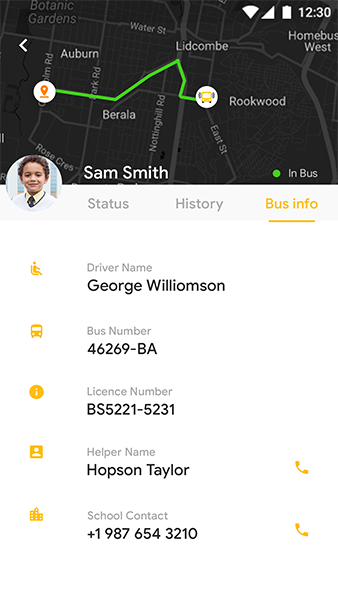 4 App Template| School Bus Tracking| Parent-Child Tracking |Smart ...