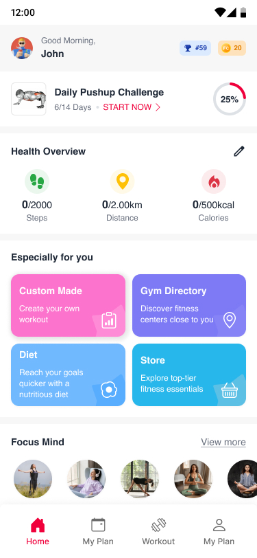 Fitness App : React Native Gym App Frontend + Laravel Backend by ...