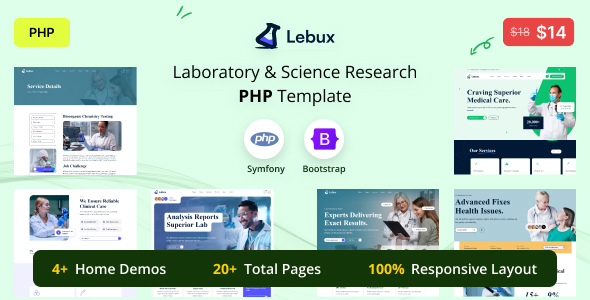 Labux - Laboratory & Science Research PHP Template by Codebucks | ThemeForest