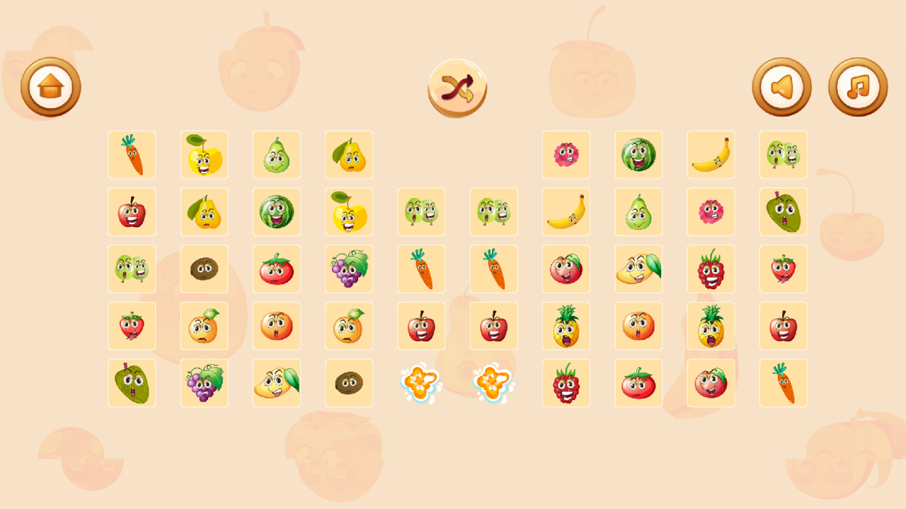 Tutti Frutti Match Game - Matching Puzzle Game (HTML5 & Android) | Construct 3 by haveasoft