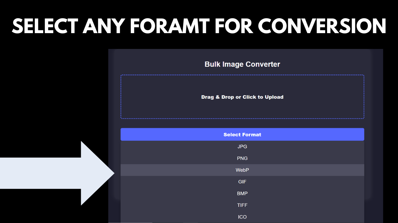 Bulk Image Converter - Fast & Easy Offline Image Format Conversion Tool by WebCraftTool