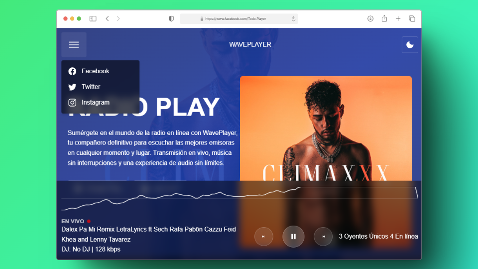 Radio Play- Todo Players HTML5 ShoutCast, Icecast by TodoPlayer ...