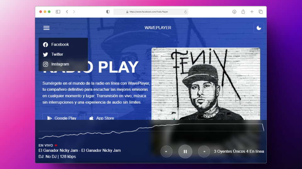 Radio Play- Todo Players HTML5 ShoutCast, Icecast by TodoPlayer ...