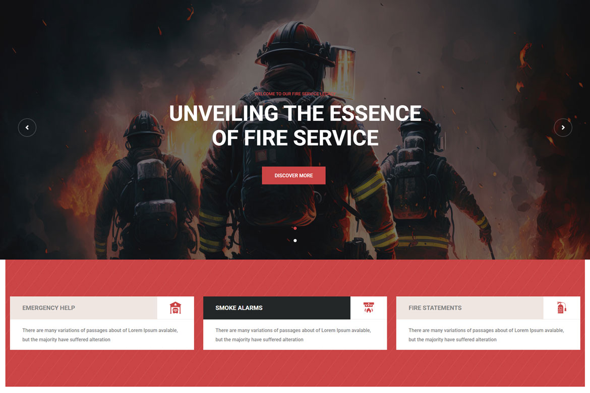 Firdip - Fire Department Elementor Template Kit by surisoft | ThemeForest