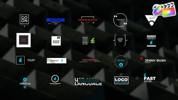 Logo Text Titles for FCPX, Apple Motion Templates | VideoHive