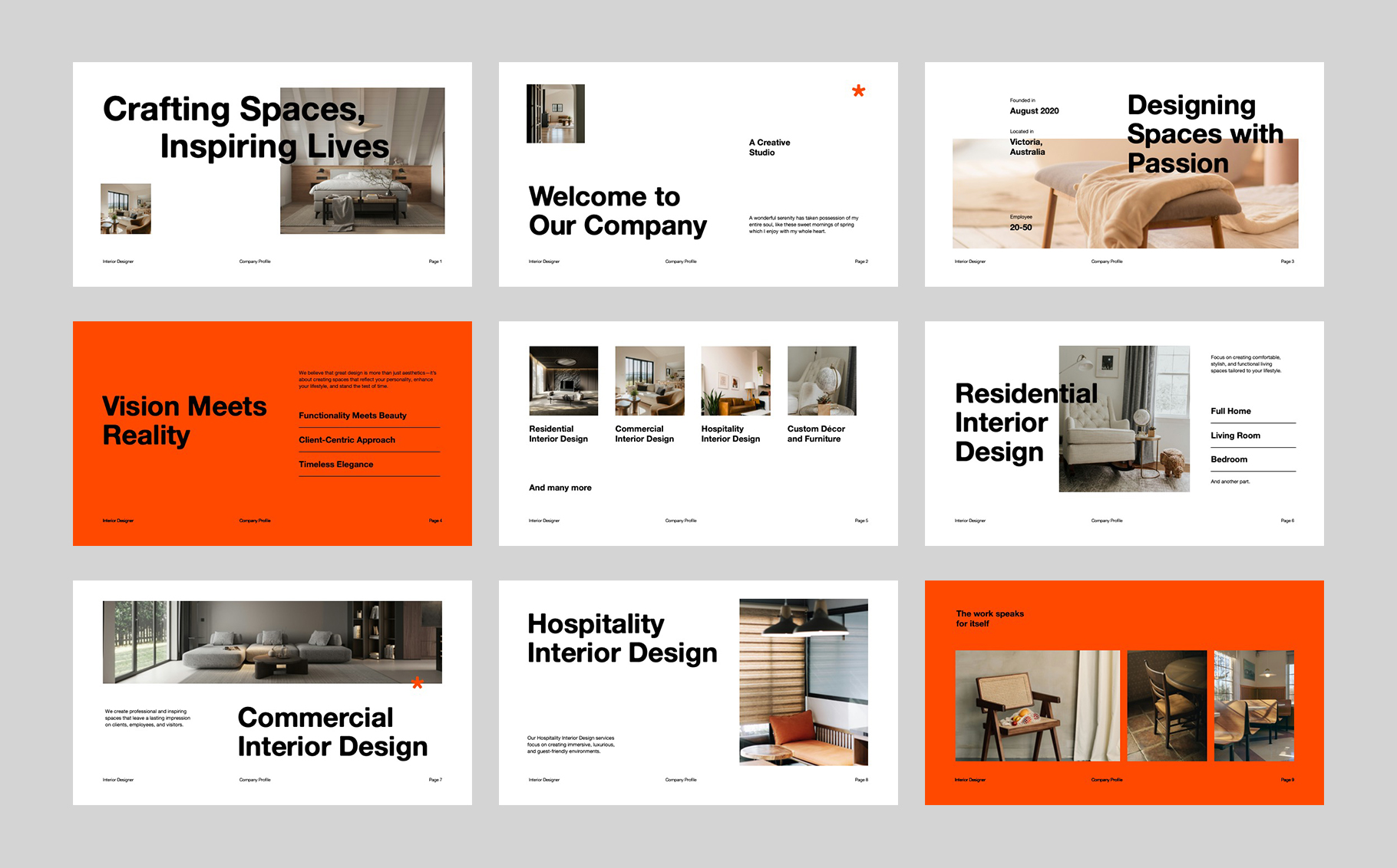 Interior Design Google Slide, Presentation Templates | GraphicRiver
