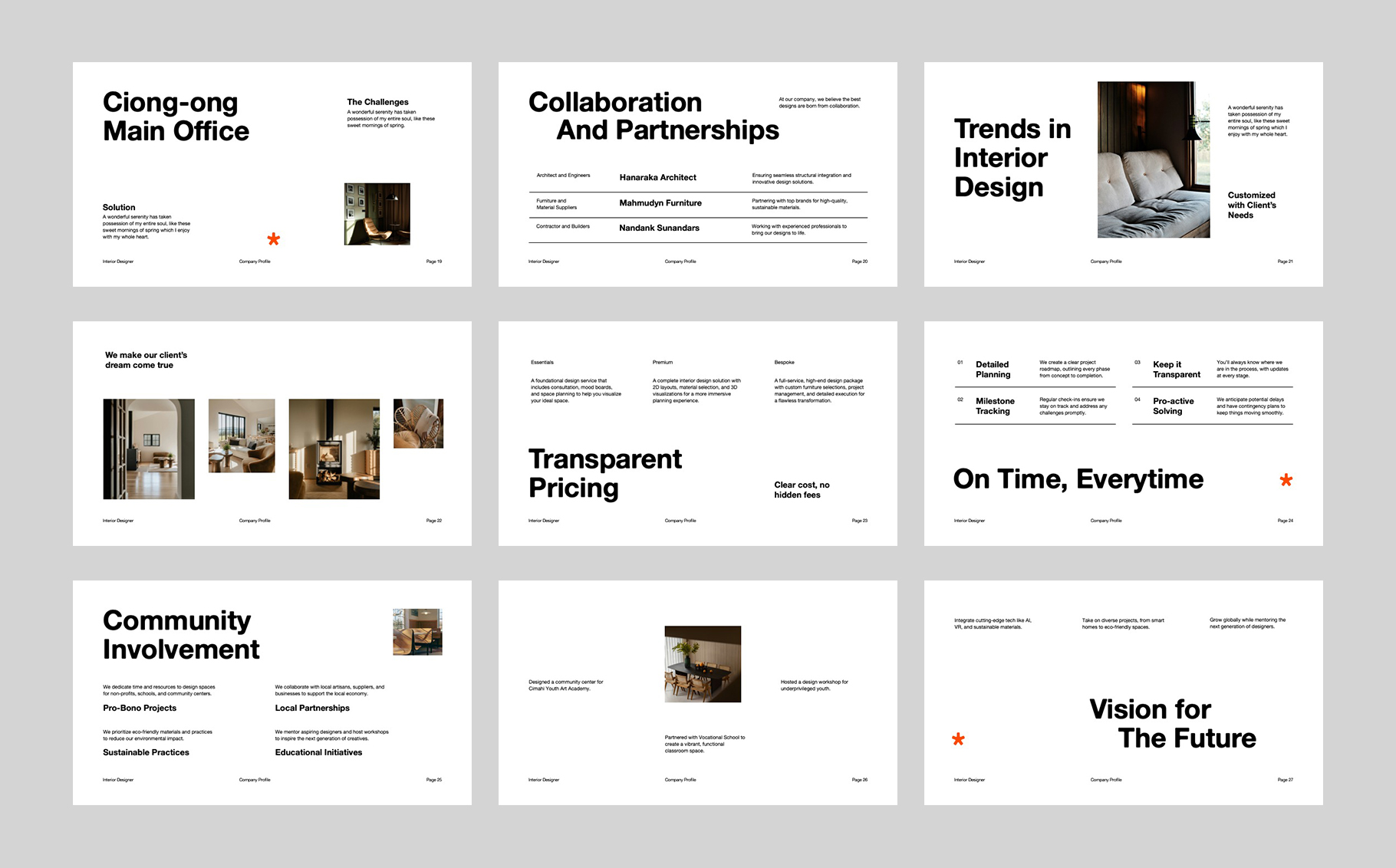 Interior Design Google Slide, Presentation Templates | GraphicRiver