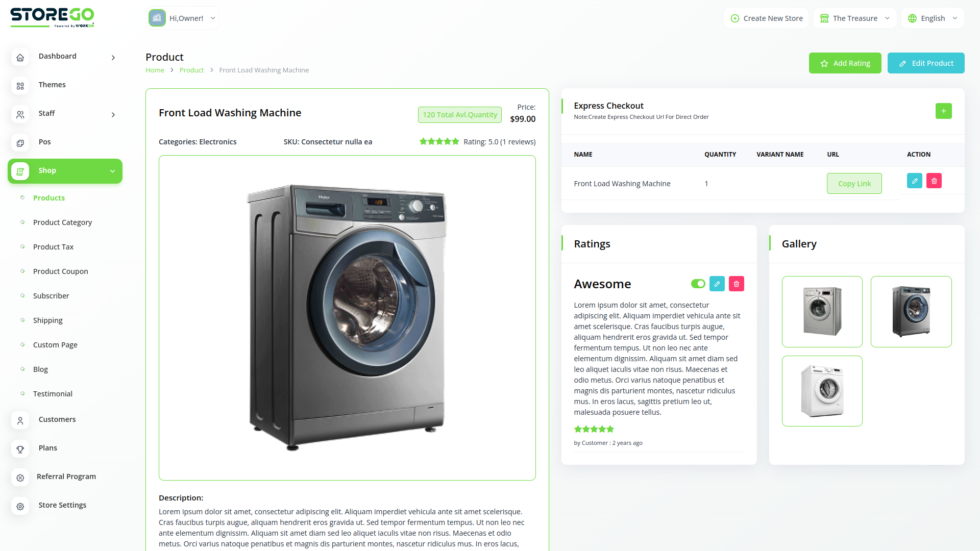 StoreGo SaaS - Online Store Builder by WorkDo | CodeCanyon