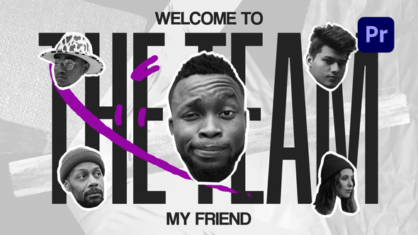 Grunge & Motion Team Intro, Premiere Pro Templates | VideoHive