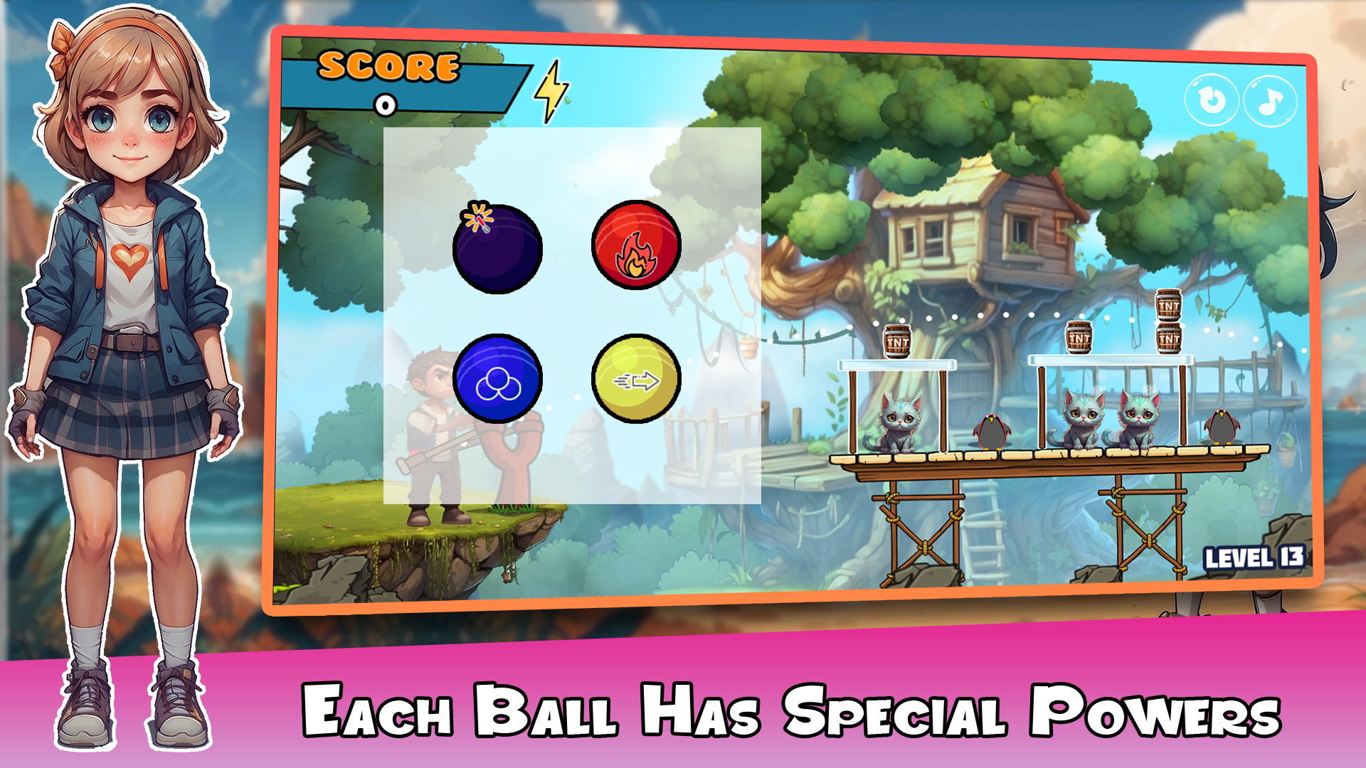 Charlie's Kitty Adventure HTML5 Construct 3 Game by pairplaycreation