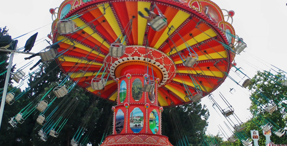 Merry Go Round - Swing, Stock Footage | VideoHive