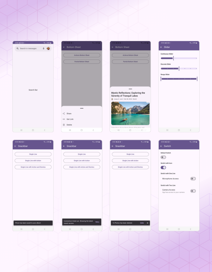 Semesta UI Kit - The Ultimate Android Jetpack Compose UI Kit by semestalabs