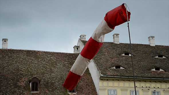 Windsock Weather Instrument, Stock Footage | VideoHive