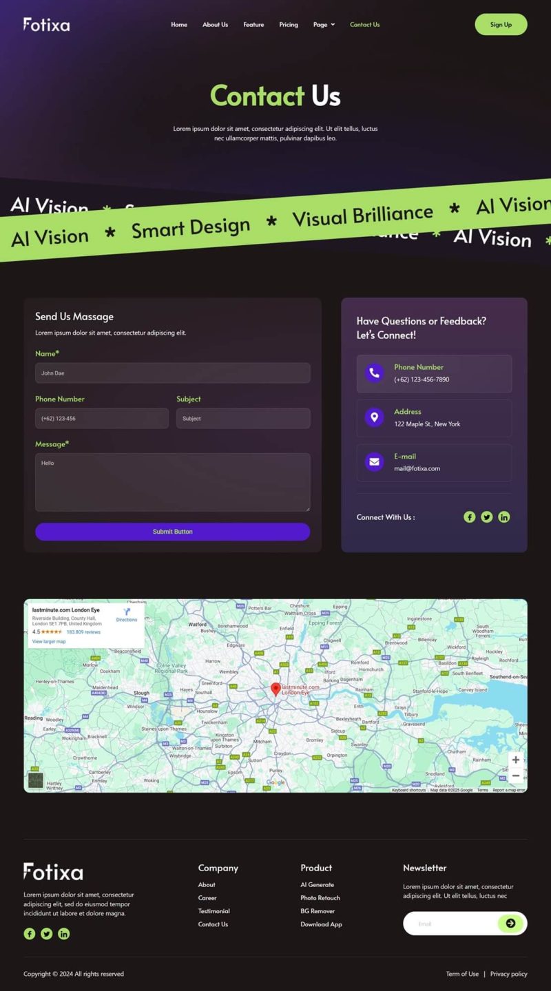 Fotixa - SaaS AI Photo App Website Elementor Template Kit by Kitpro