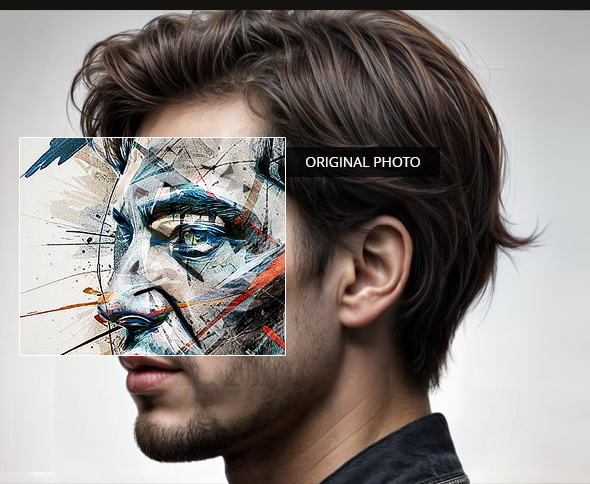 Striking Features Template for Photoshop, Add-ons | GraphicRiver