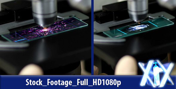 Futuristic Microscope, Stock Footage | VideoHive