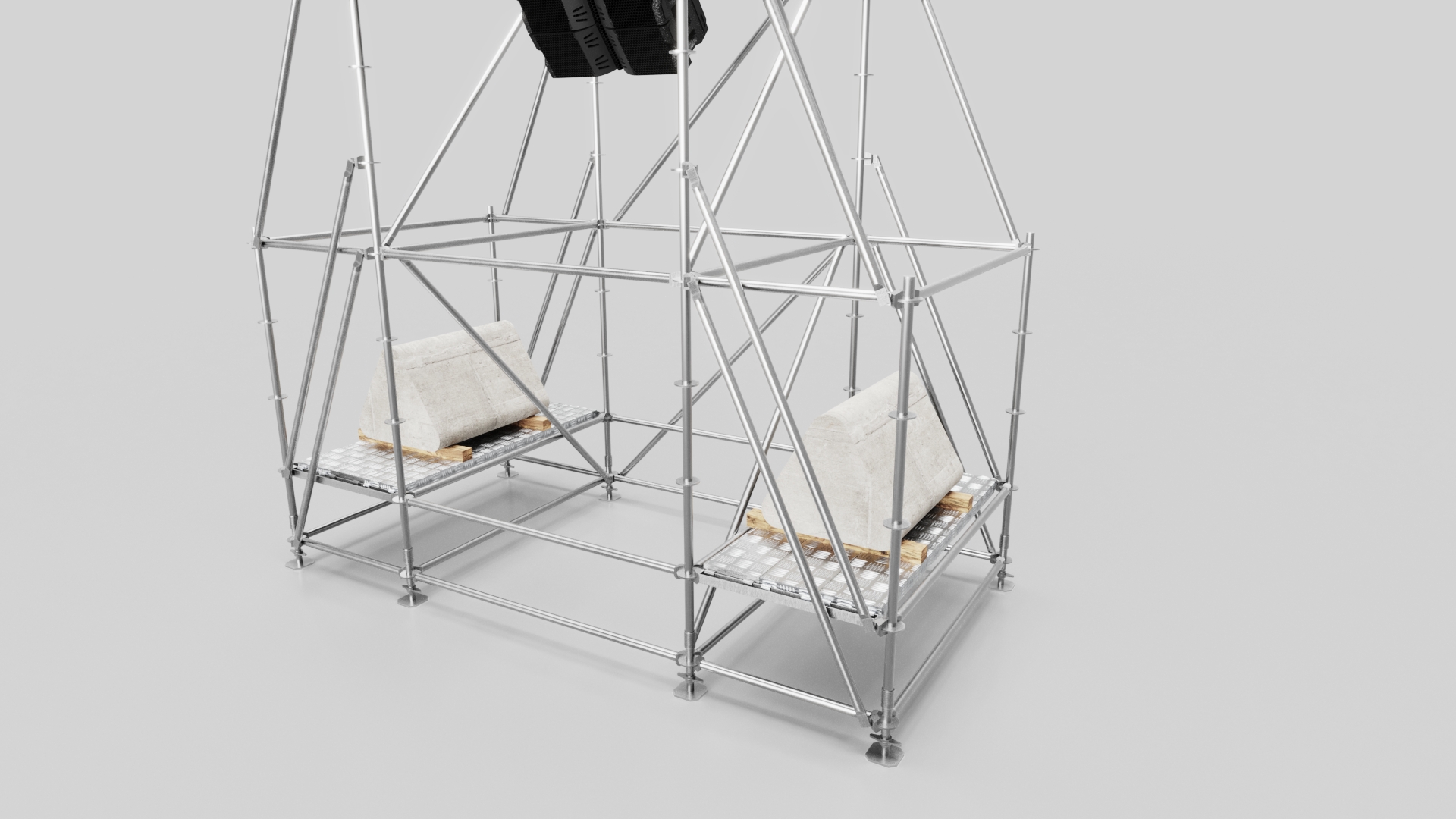 Concert Speaker Line Array Scaffolding Tower by p3rless | 3DOcean