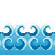 Sea Waves Borders, Vectors | GraphicRiver
