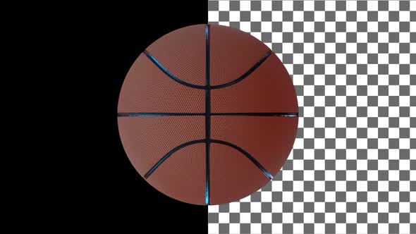 Spinning Basketball Ball. Looped Animation, Motion Graphics | VideoHive