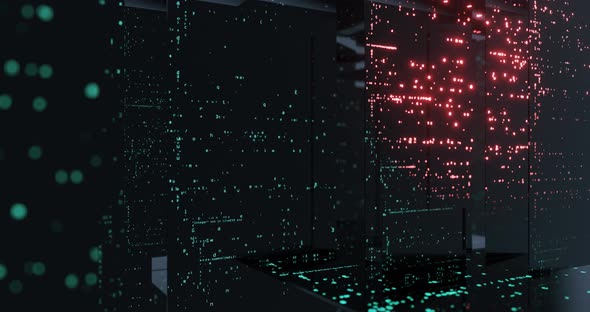 Abstract Computer programming motion graphic., Motion Graphics | VideoHive