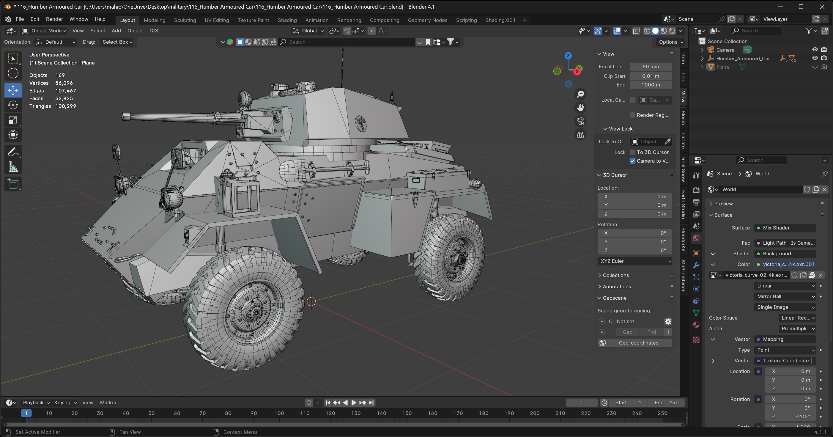 Humber Armoured Car by TurboCG | 3DOcean