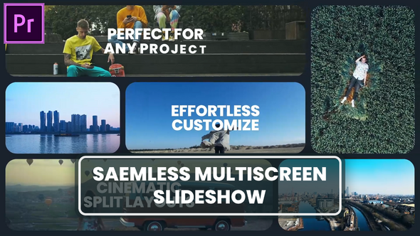 Seamless Multiscreen Slideshow MOGRT, Premiere Pro Templates | VideoHive