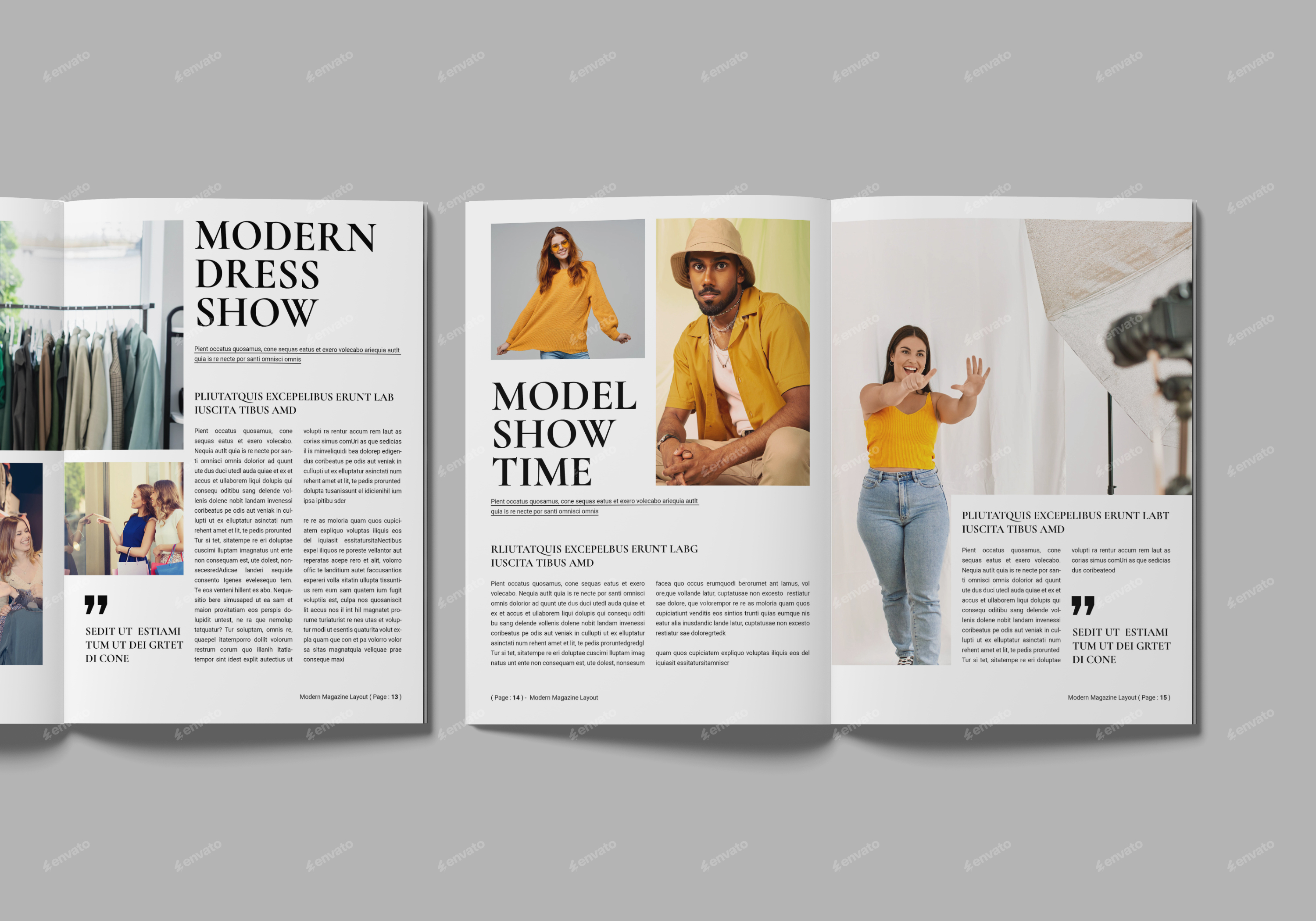Modern Magazine Template, Print Templates | GraphicRiver