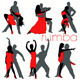 Rumba Dancers Set, Vectors | GraphicRiver