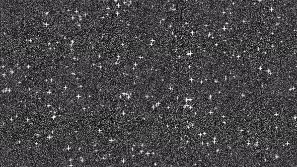 Silver Glitter Background With Sparkling Texture, Motion Graphics ...