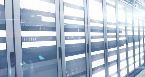 Data processing through data processing centre, Motion Graphics | VideoHive