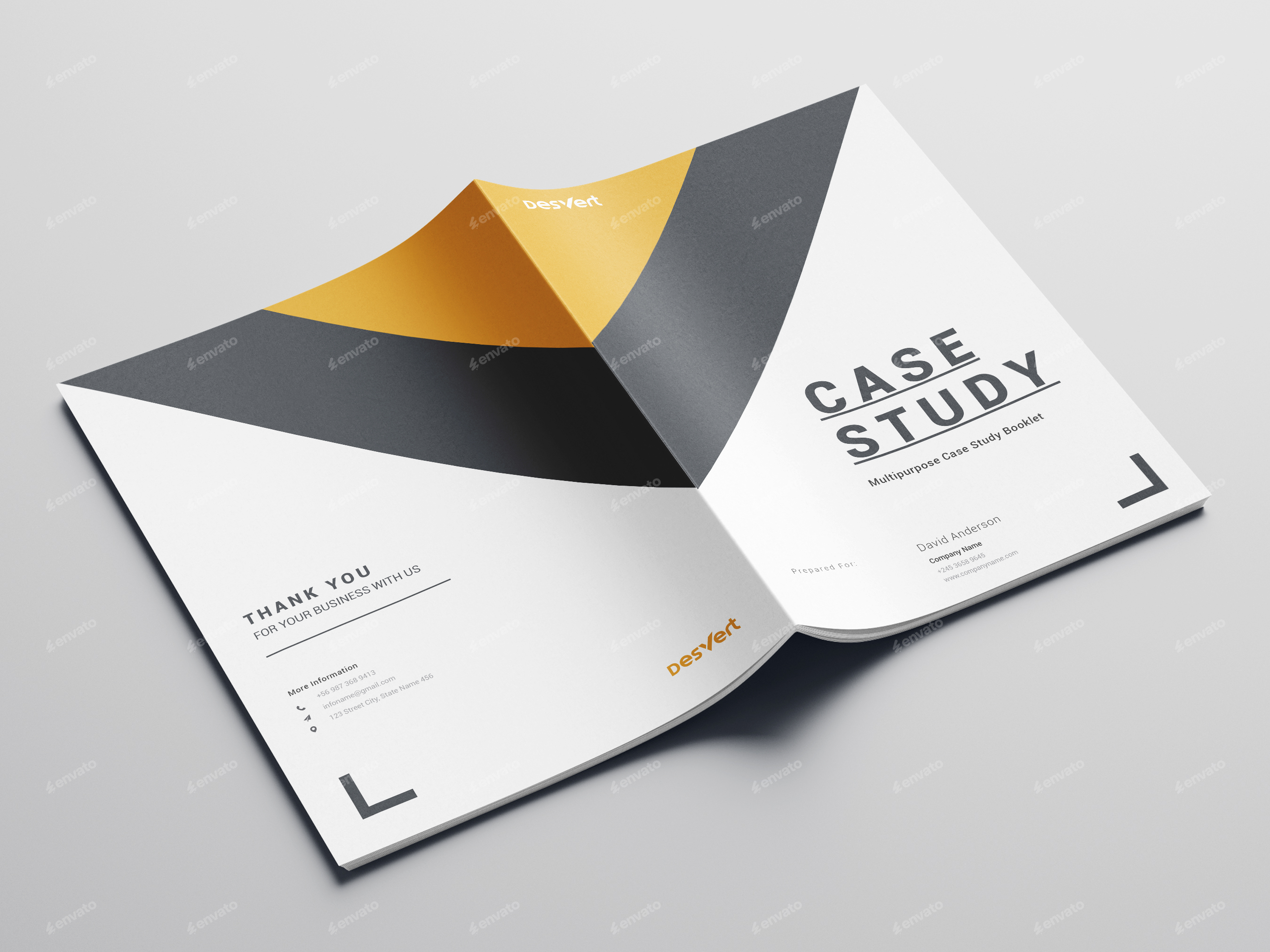 Case Study Template, Marketing Case Study, Print Templates | GraphicRiver