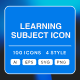 Edutech Icon Set, Icons | GraphicRiver