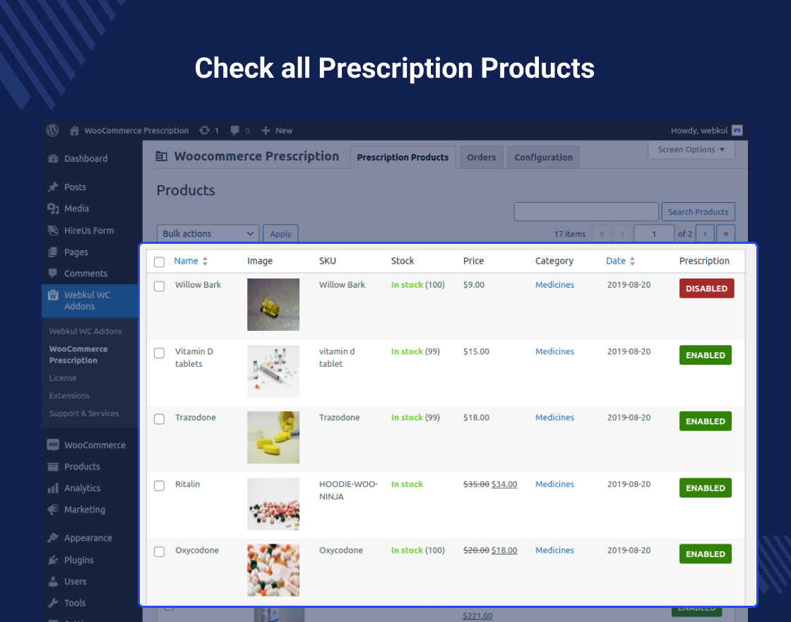 Medical Prescription Attachment Plugin for WooCommerce by Webkul | CodeCanyon