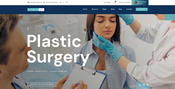 Clinical - Plastic Surgery WordPress Theme by nicdark | ThemeForest