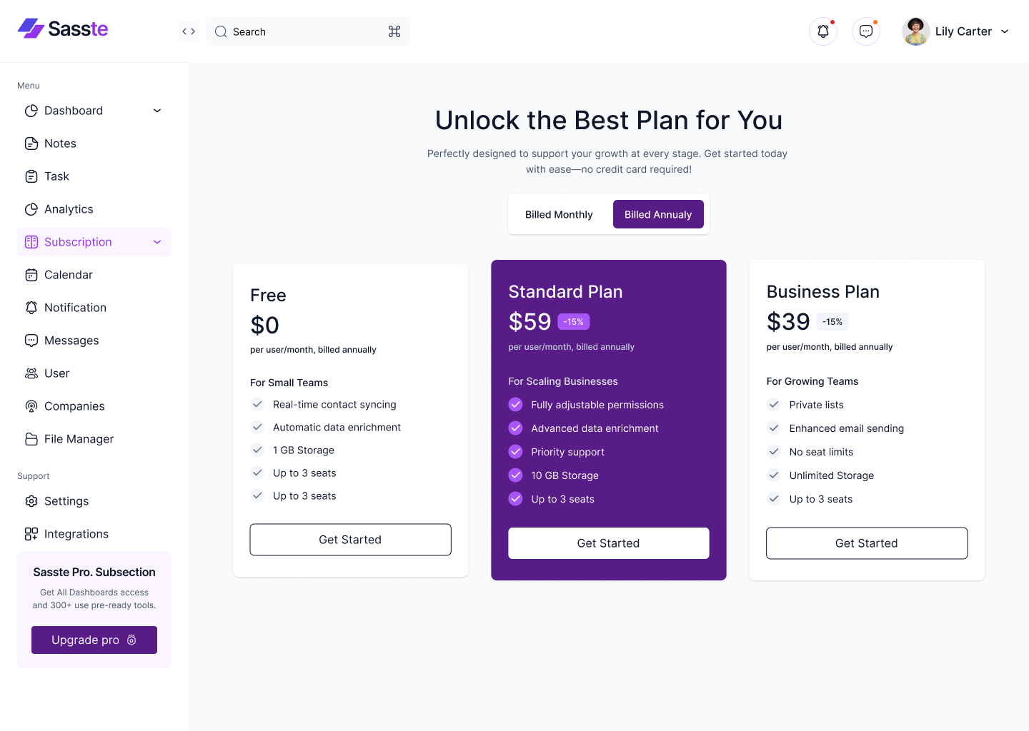 Saaste - Saas Admin Dashboard Figma UI Template Kit by QuomodoTheme