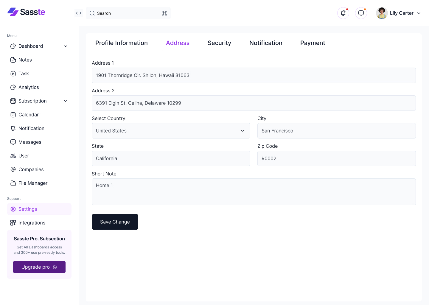 Saaste - Saas Admin Dashboard Figma UI Template Kit by QuomodoTheme