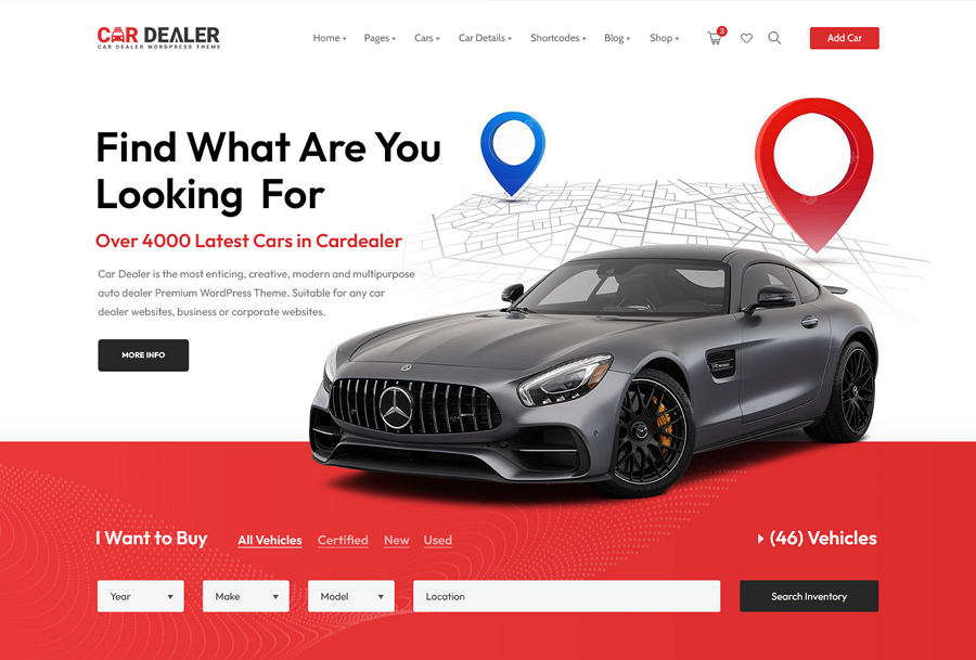 Car Dealer - Automotive Responsive WordPress Theme by ...