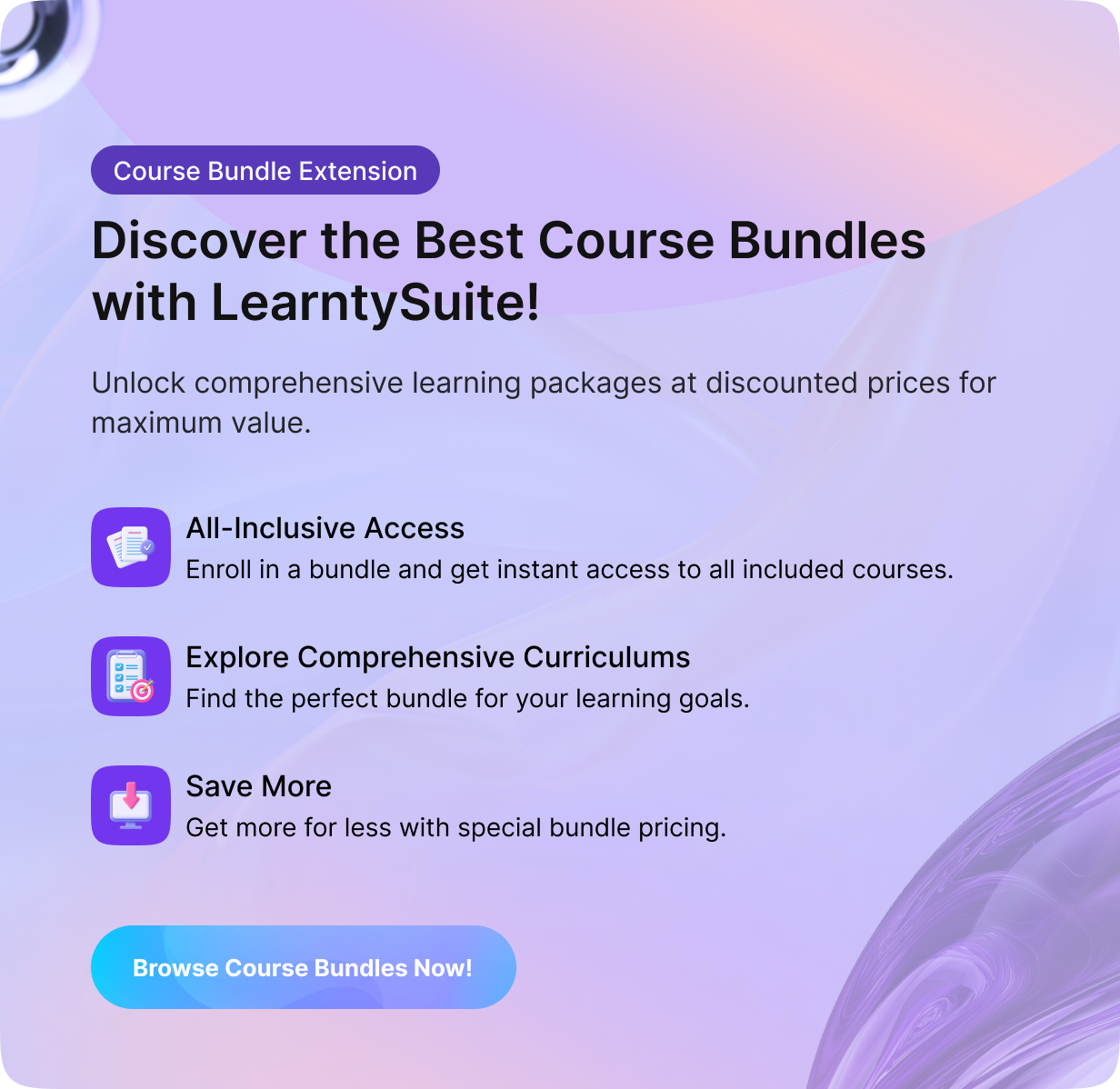 Learnty Suite – Course Bundle Addon for Lernen LMS by AmentoTech ...