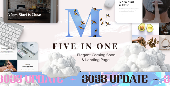 Mixio - Five in One Coming Soon and Landing Page Template by mix_design