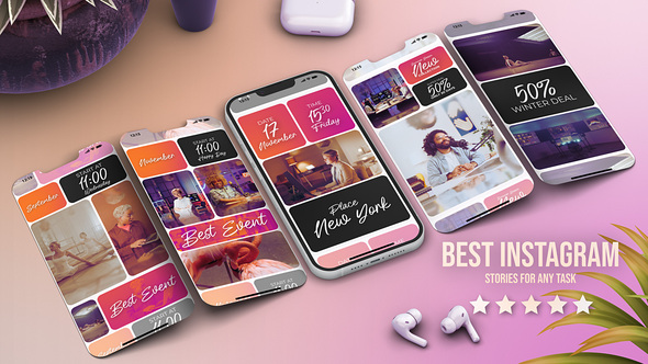 Event Promo Split Screen Vertical Video Reels Red Slideshow, After ...