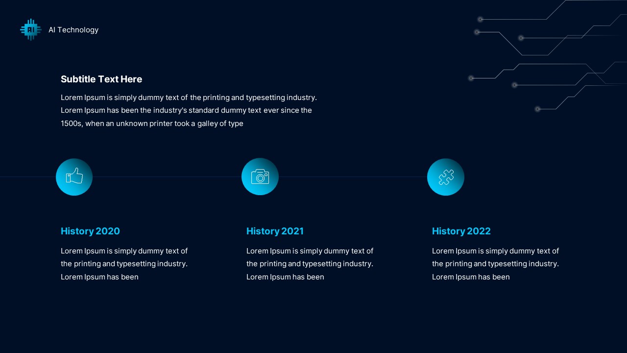 AI Technology Google Slides Presentation Template, Presentation Templates