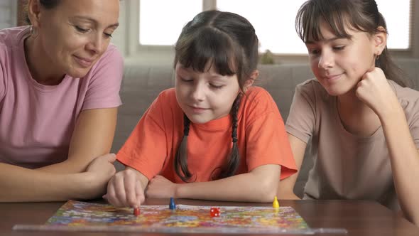 Family Table Game Together, Stock Footage | VideoHive