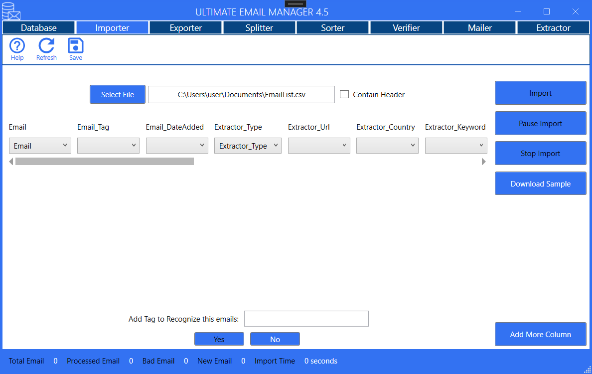 Ultimate Email Manager- Email Database, Sender, Verifier, Sorter and ...