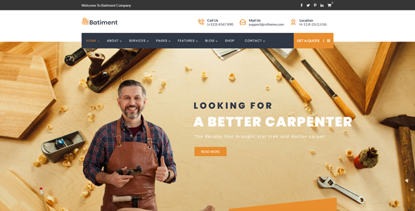 Batiment - Construction & Building WordPress Theme by rs-theme | ThemeForest