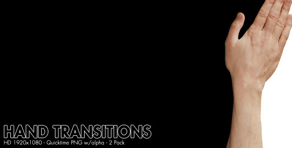 Hand Transitions 2-Pack, Motion Graphics | VideoHive