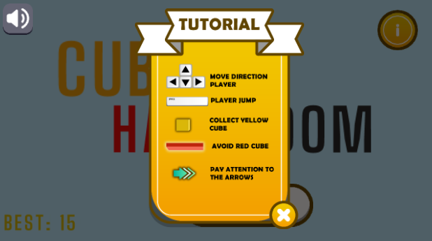 HARD ROOM CUBE - HTML5 Game (Construct 3) by NewnessGames | CodeCanyon