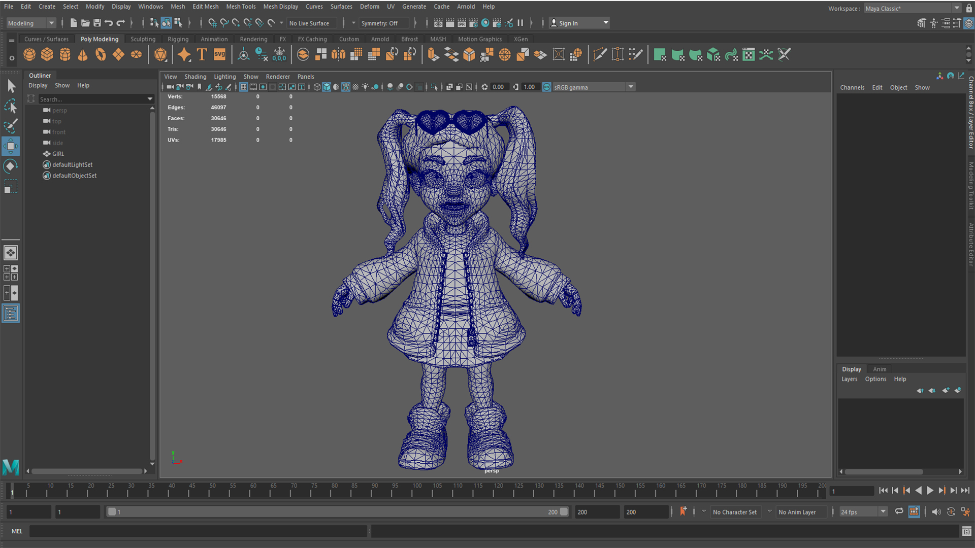 Cartoon Boy Girl animated with textures by mukarramadnan012345 | 3DOcean