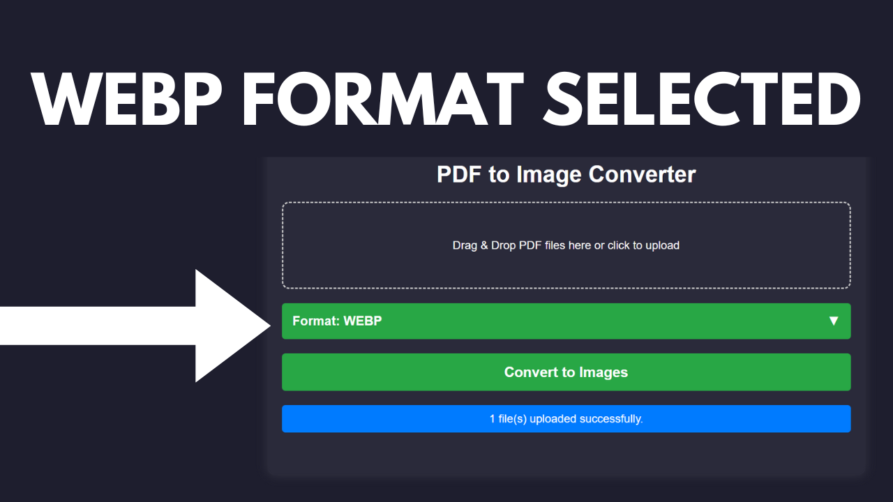 PDF to Image Converter - Convert PDF to JPG, PNG, WebP, and JPEG by WebCraftTool