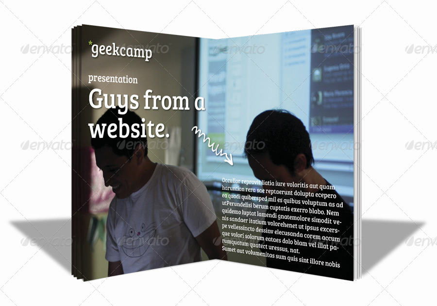 Barcamp-Geekcamp Magazine Template, Print Templates | GraphicRiver