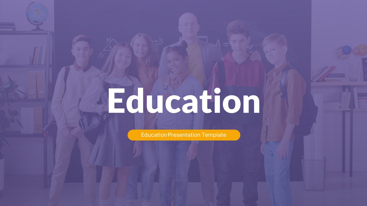 Education Google Slides Presentation Template, Presentation Templates